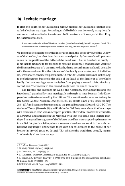 (PDF) 14. Levirate marriage