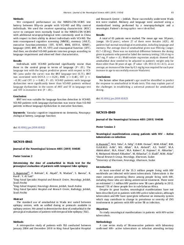 (PDF) Determining the dose of amobarbital in Wada test for the ...