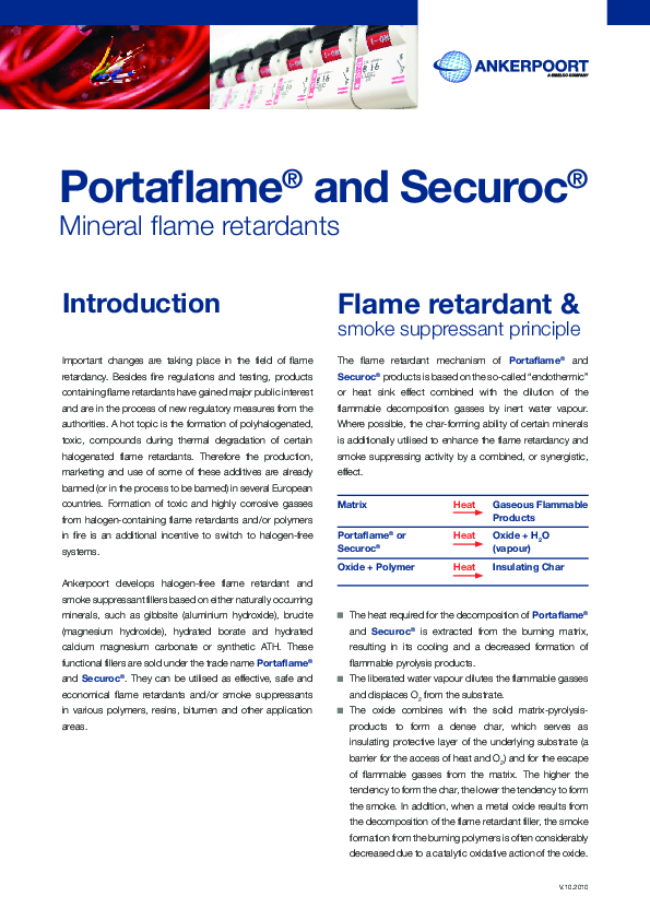 (PDF) Mineral flame retardants