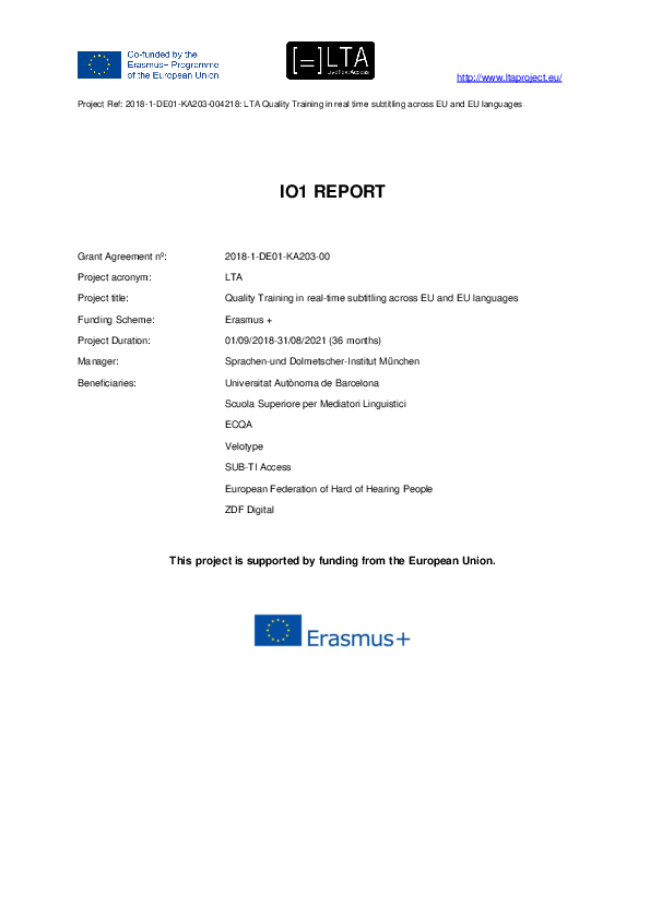 (PDF) LTA Report IO1 Skills and competences