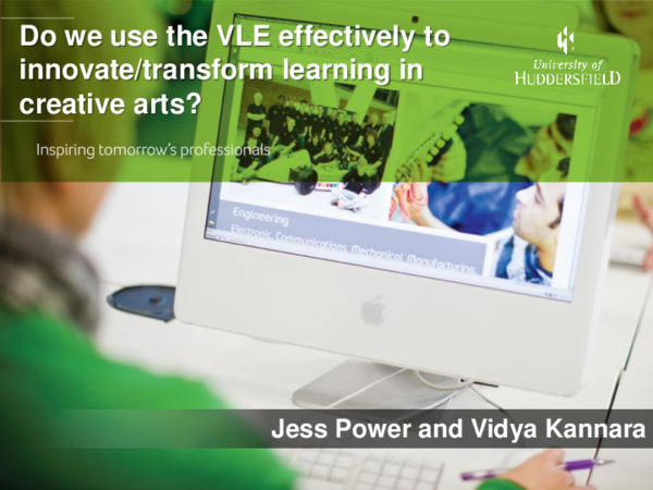 (PDF) Do we use the VLE effectiviely to innovate/transform learning in ...