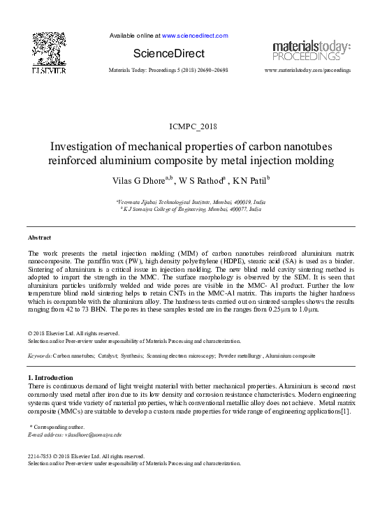 (PDF) Investigation of Mechanical Properties of Carbon Fiber/Graphene Nanoplatelet/Epoxy Hybrid ...