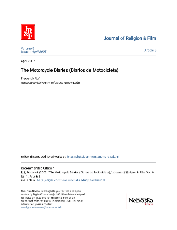 (PDF) The Motorcycle Diaries (Diarios de Motocicleta)