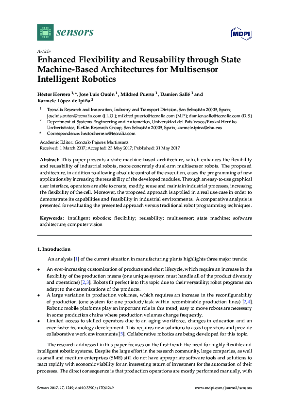 (PDF) Enhanced Flexibility and Reusability through State Machine-Based Architectures for ...