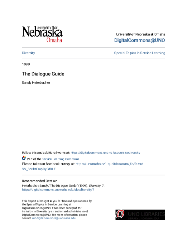 (PDF) The Dialogue Guide