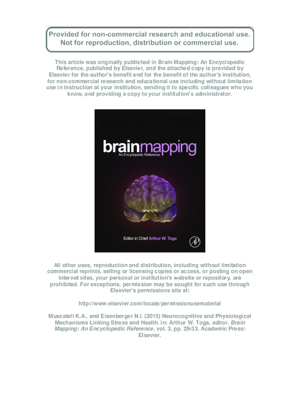 (PDF) Neurocognitive and Physiological Mechanisms Linking Stress and Health
