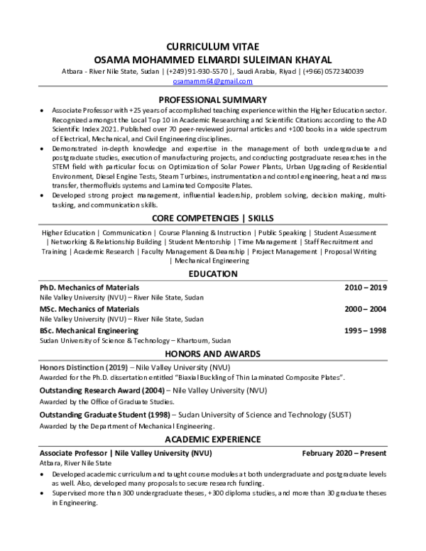 (PDF) Osama Mohammed Elmardi Suleiman Khayal CV