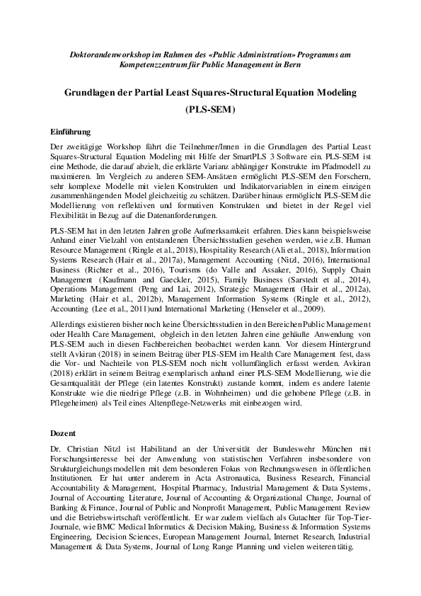 (PDF) Partial least squares structural equation modeling (PLS-SEM)