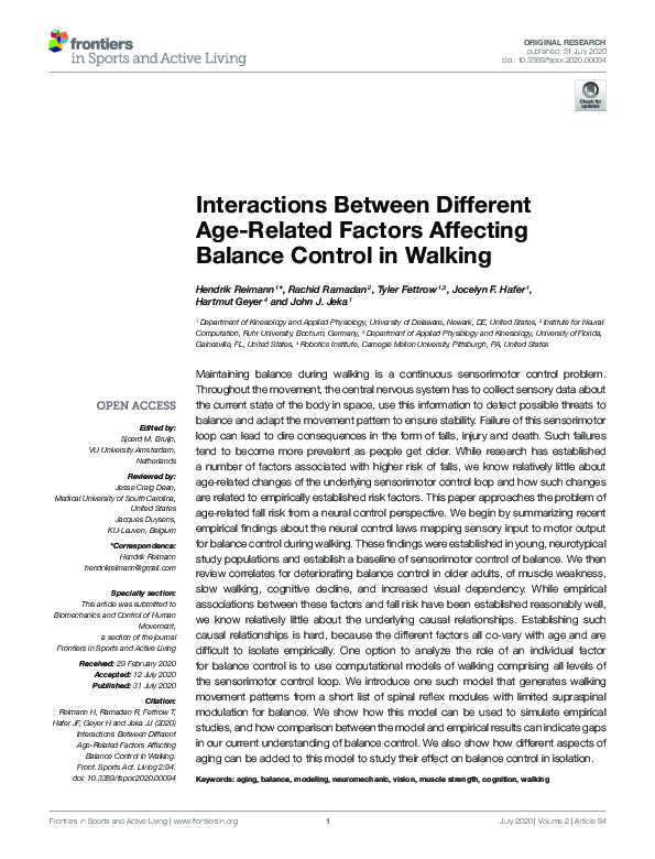 (PDF) Interactions Between Different Age-Related Factors Affecting ...