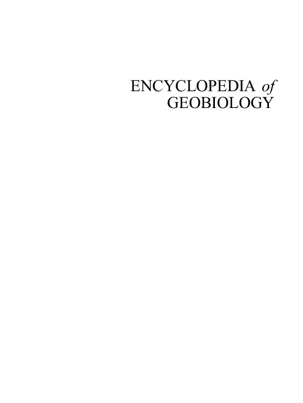(PDF) Encyclopedia of geobiology
