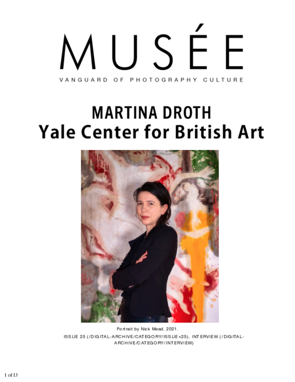 (PDF) Musée Magazine Issue No. 25 - Curation