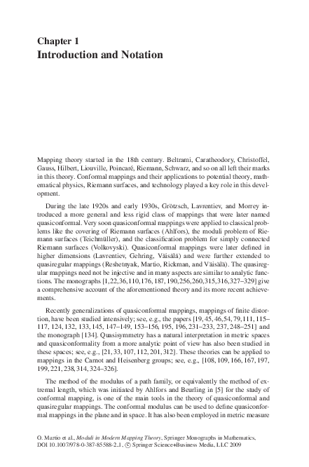 (PDF) Introduction and Notation