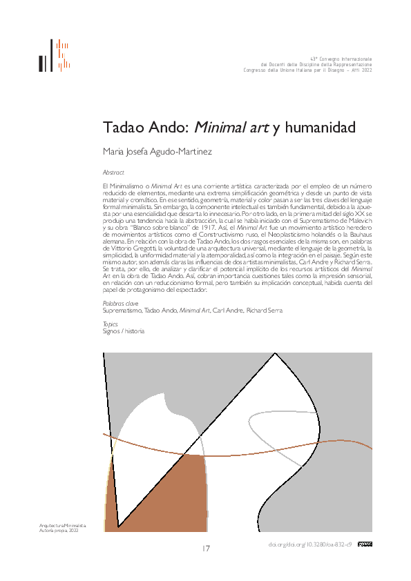 (PDF) Tadao Ando: Minimal art y humanidad