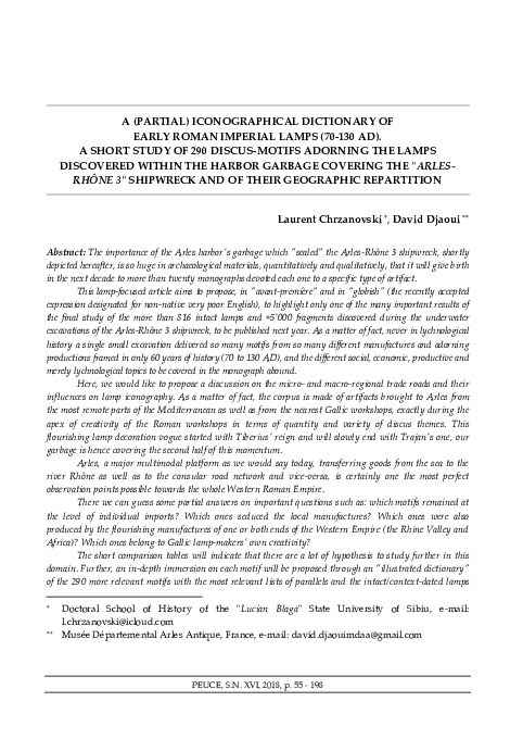 (PDF) A (partial) Iconographical Dictionary of Early Roman Imperial ...