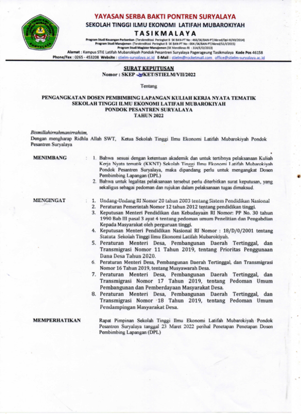 (PDF) Laporan KKN 2023