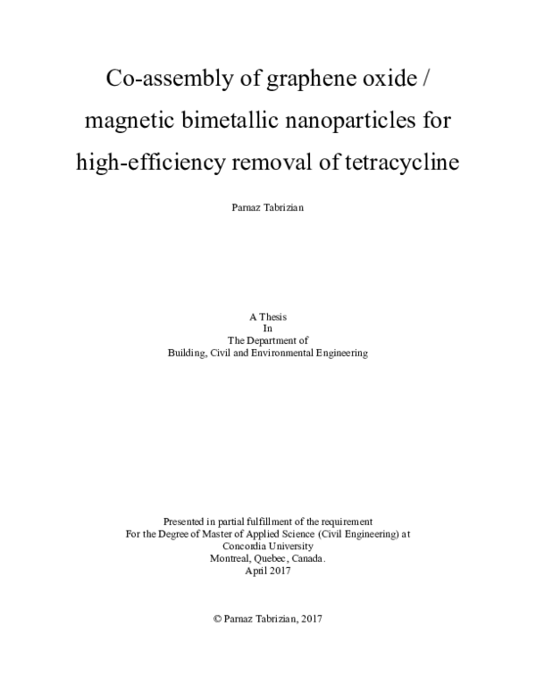 (PDF) Co-assembly of graphene oxide / magnetic bimetallic nanoparticles ...
