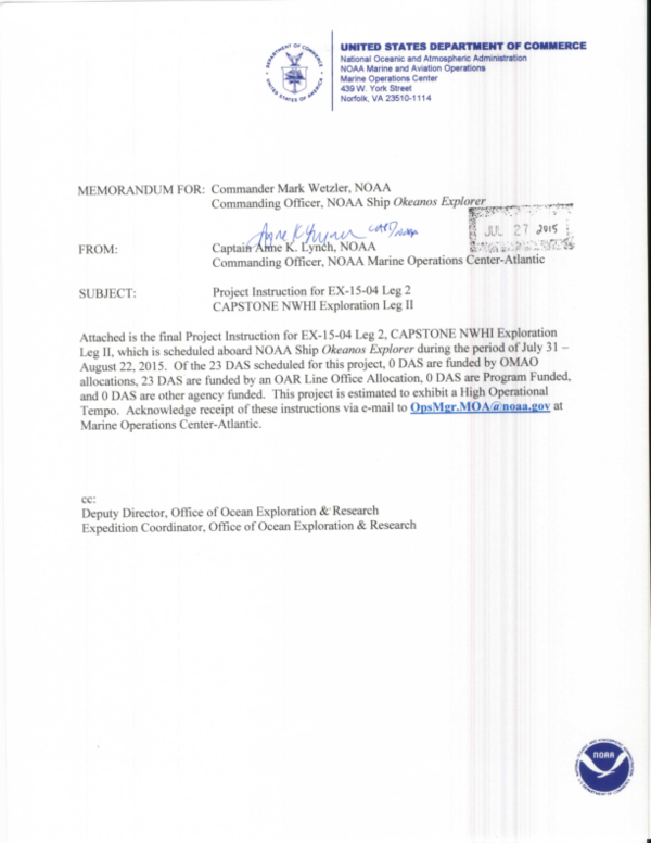 (PDF) Final project instructions, EX-15-04 Leg II : Campaign to Address ...