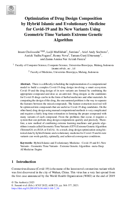 (PDF) Optimization of Drug Design Composition by Hybrid Islamic and ...