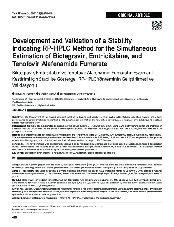 (PDF) Development and Validation of a Stability- Indicating RP-HPLC Method for the Simultaneous ...
