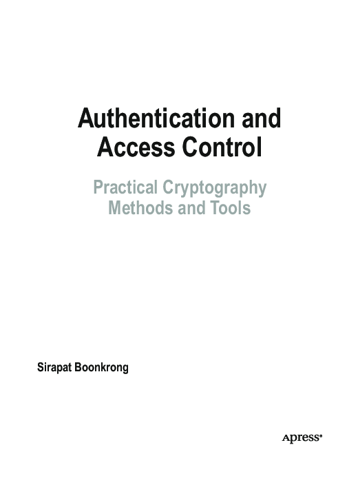 (PDF) Authentication and Access Control