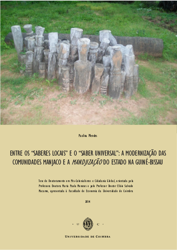 (PDF) Entre os "Saberes Locais" e o "Saber Universal": a modernização ...