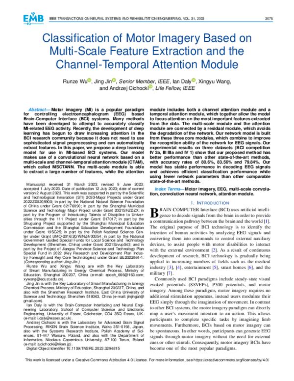 (PDF) Classification of Motor Imagery Based on Multi-Scale Feature Extraction and the Channel ...