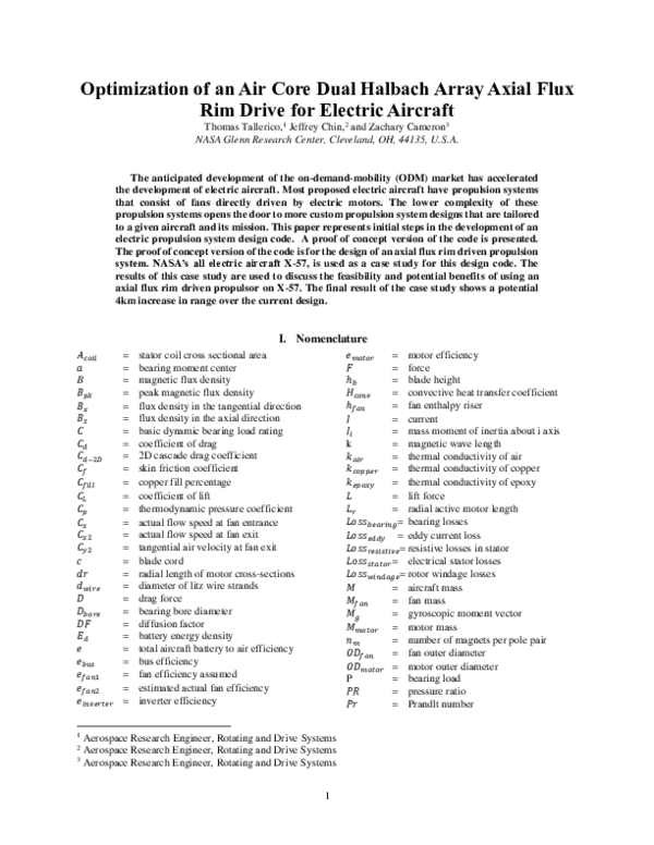 (PDF) Optimization of an Air Core Dual Halbach Array Axial Flux Rim ...