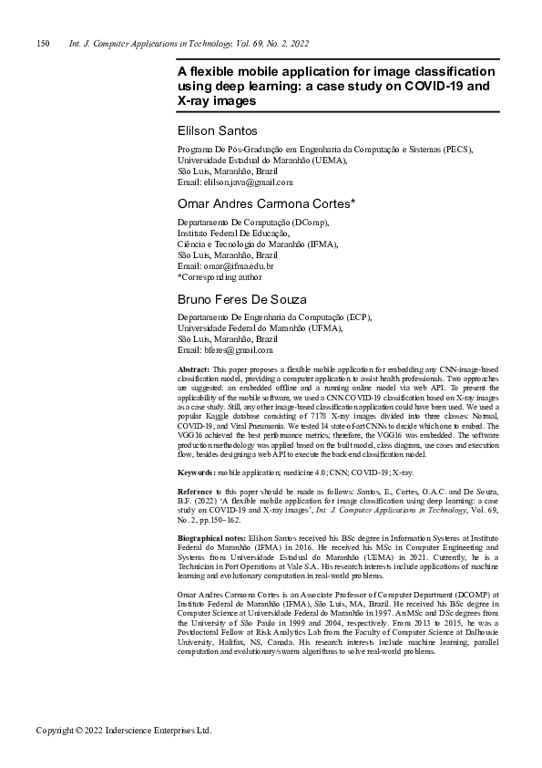 (PDF) A flexible mobile application for image classification using deep ...