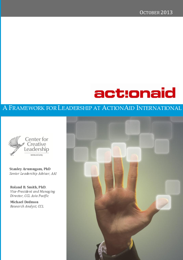 AAI (ActionAid International) Global Leadership Competency Framework
