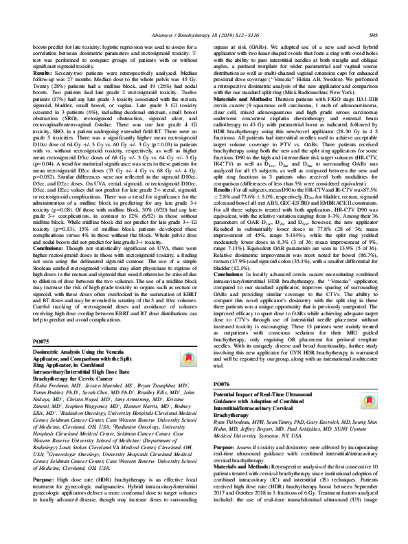 (PDF) Dosimetric Analysis Using the Venezia Applicator, and Comparison ...