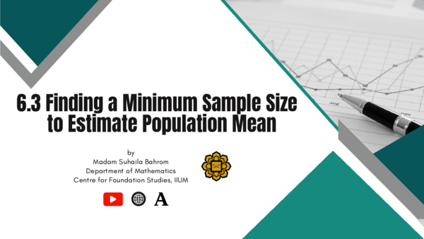 (PDF) Finding a Minimum Sample Size to Estimate Population Mean
