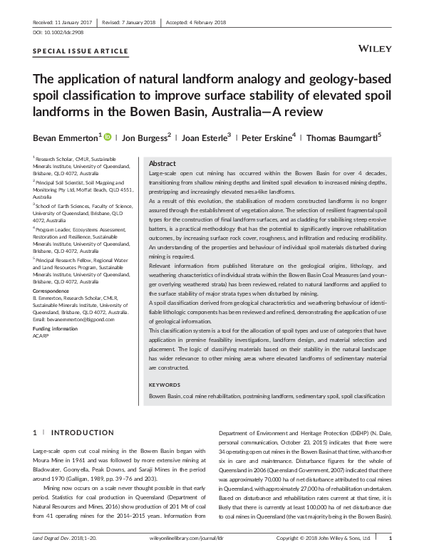 (PDF) The application of natural landform analogy and geology-based ...