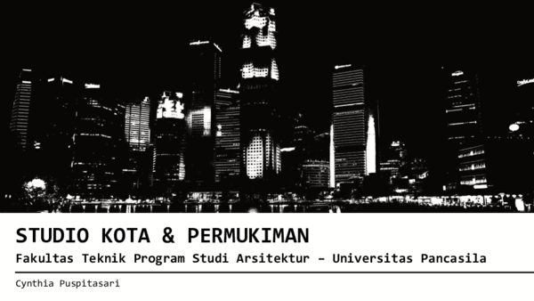 (PDF) MODUL STUDIO KOTA & PERMUKIMAN