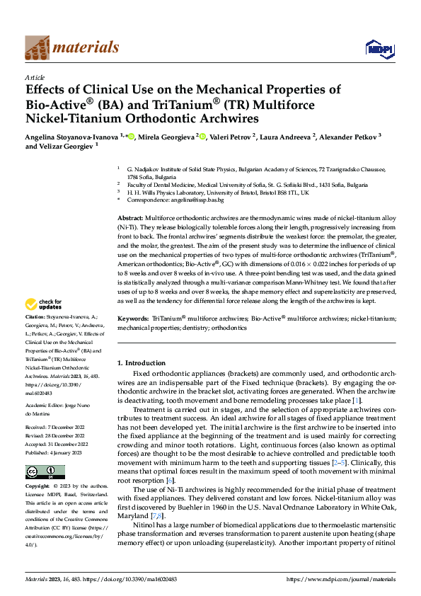 (PDF) Effects of Clinical Use on the Mechanical Properties of Bio-Active® (BA) and TriTanium ...