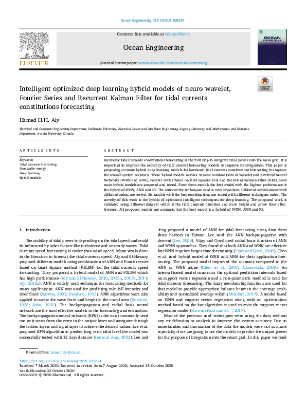 Pdf Intelligent Optimized Deep Learning Hybrid Models Of Neuro
