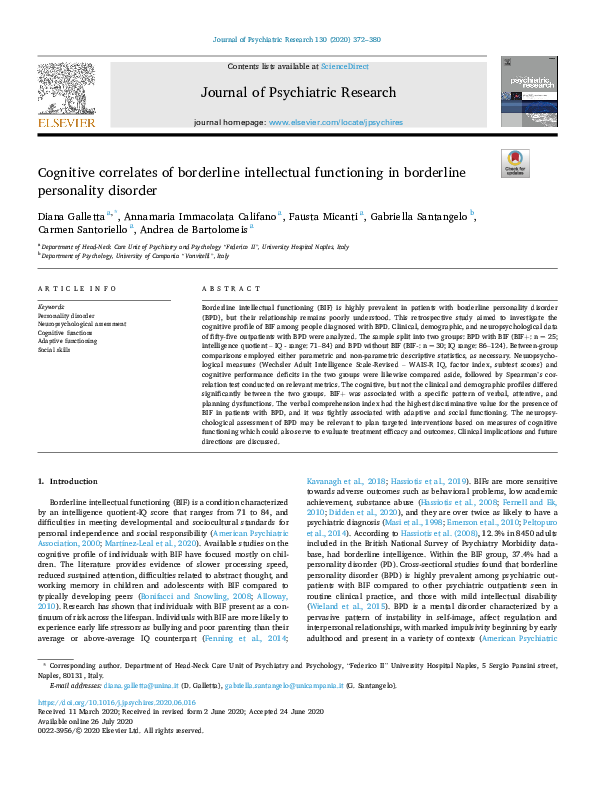 (PDF) Journal of Psychiatric Research