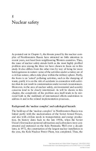 (PDF) Nuclear safety