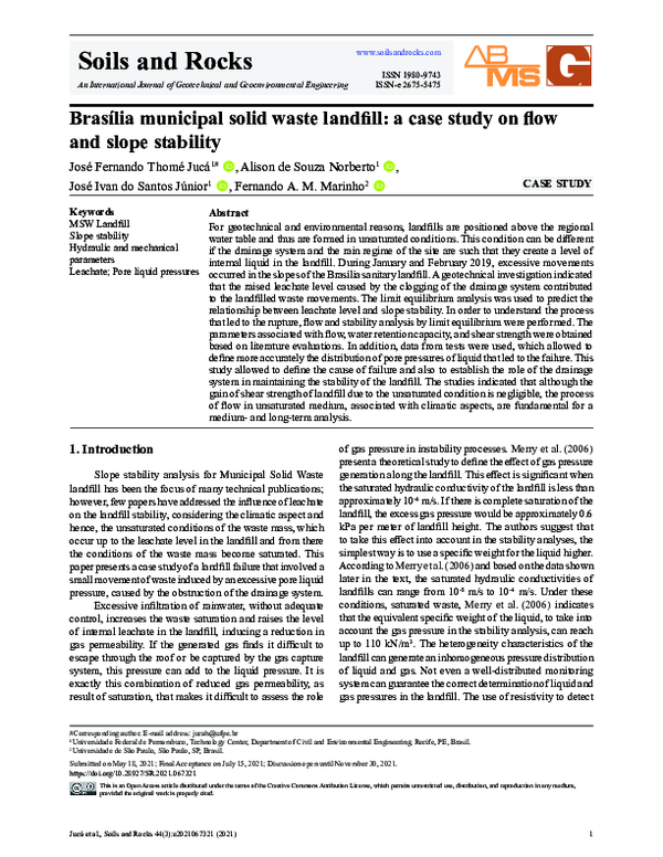 (PDF) Brasília municipal solid waste landfill: a case study on flow and ...