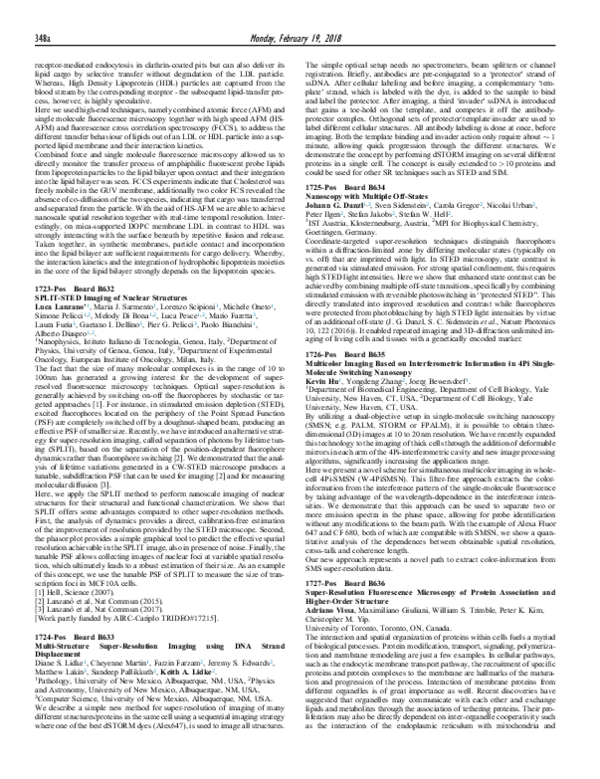 (PDF) SPLIT-STED Imaging of Nuclear Structures