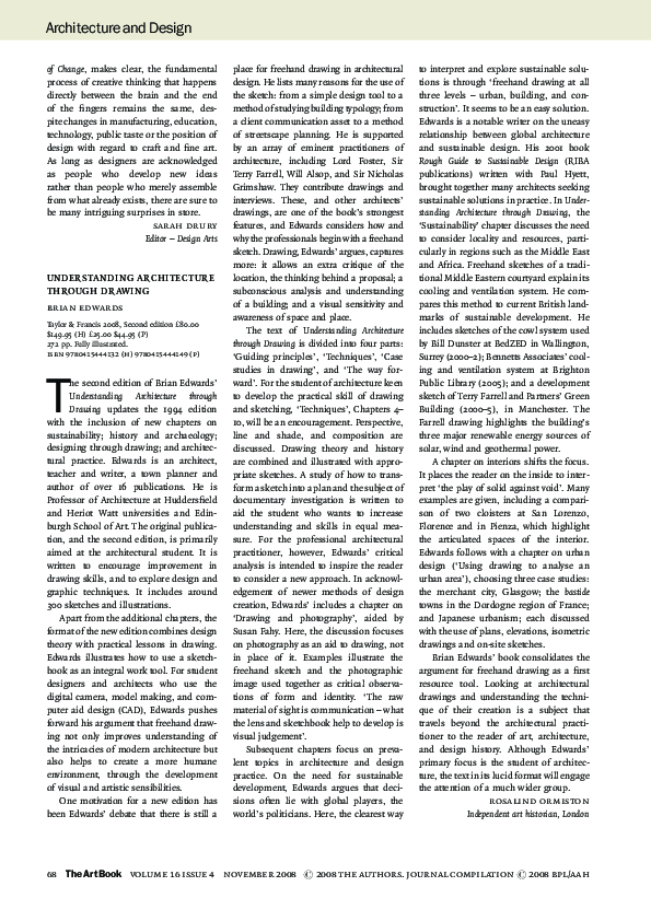 (PDF) Understanding Architecture Through Drawing by Brian Edwards ...