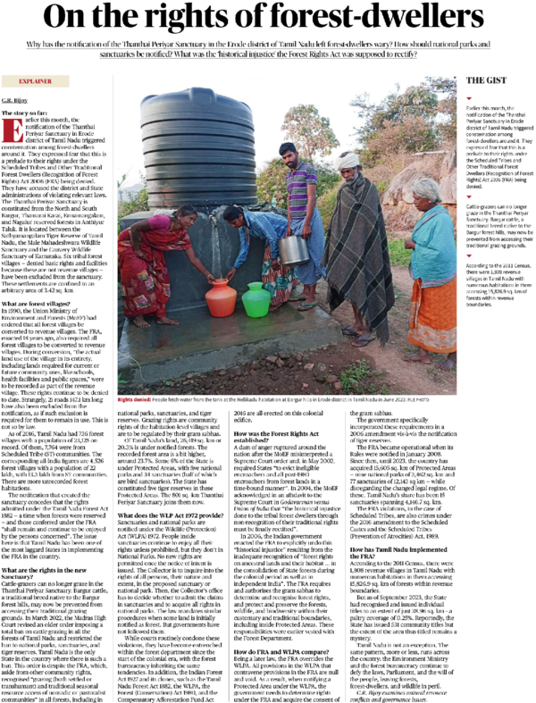 (PDF) On the rights of forest dwellers
