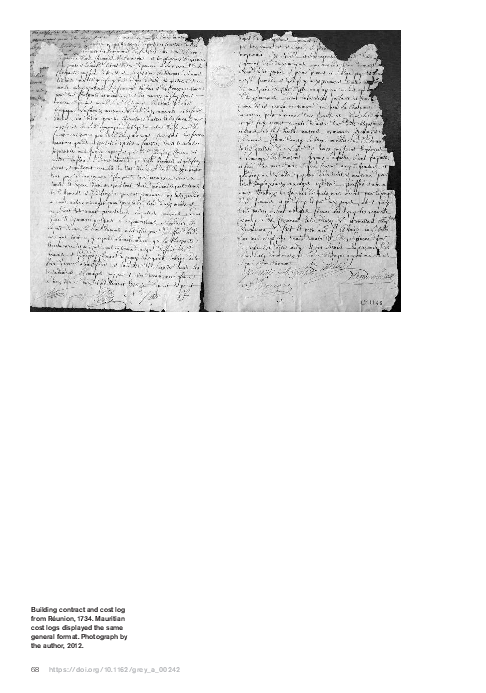 (PDF) How Slaves Indigenized Themselves: The Architectural Cost Logs of ...