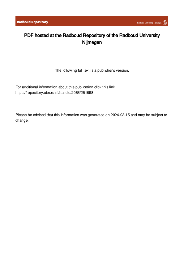 (PDF) An approach for determining allowable between reagent lot variation