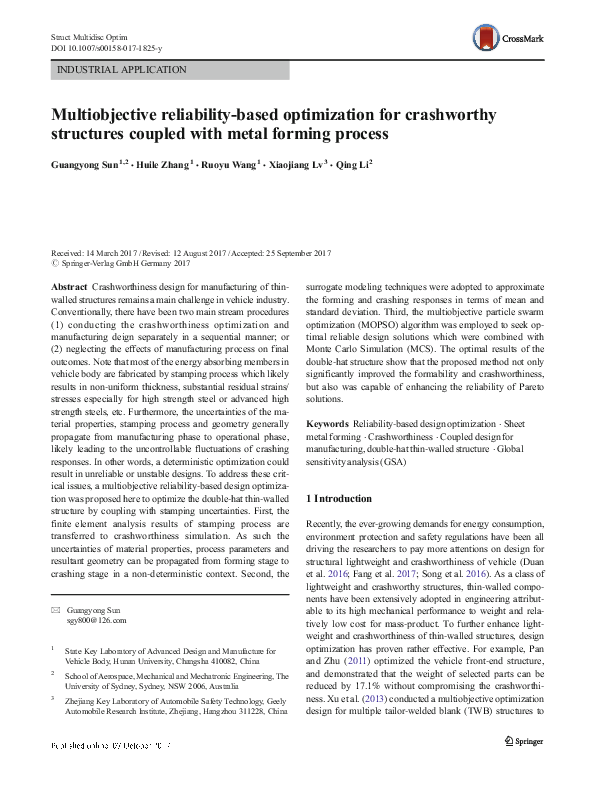 (PDF) Multiobjective reliability-based optimization of truss structures ...