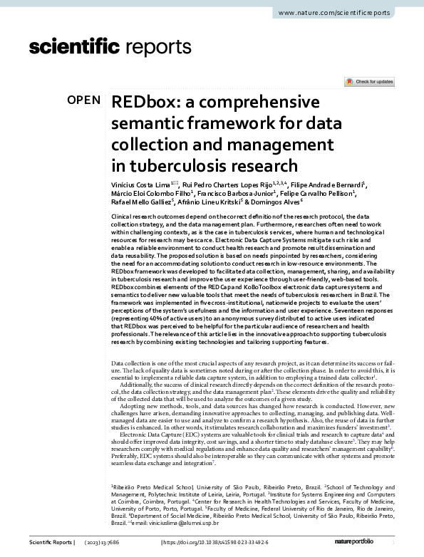 (PDF) REDbox: a comprehensive semantic framework for data collection and management in ...