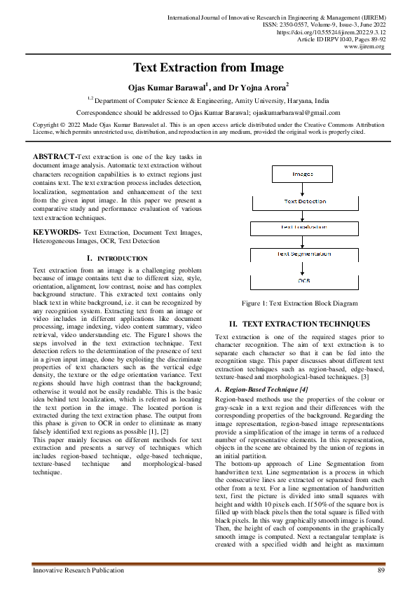 Pdf Text Extraction From Image