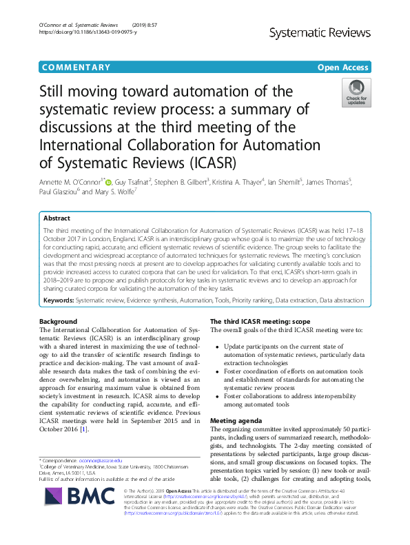 (PDF) Still moving toward automation of the systematic review process ...