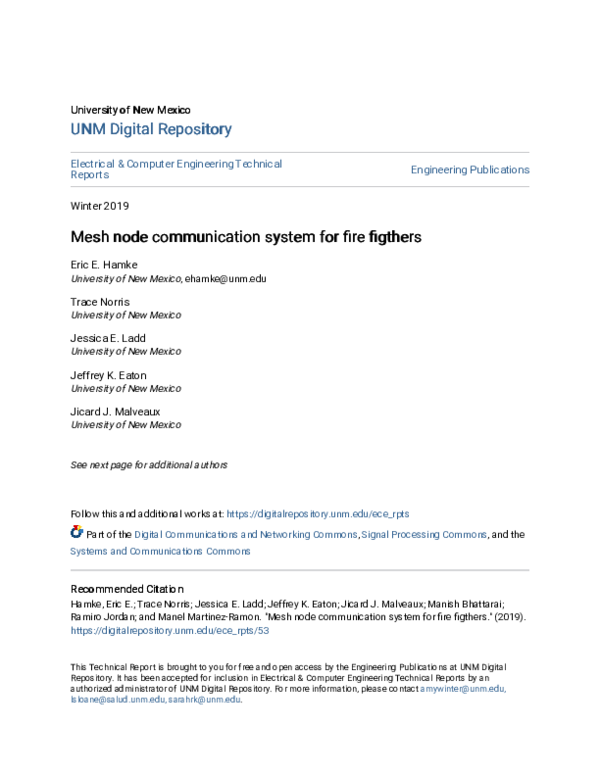 (PDF) Mesh node communication system for fire figthers | Ramiro Jordan ...
