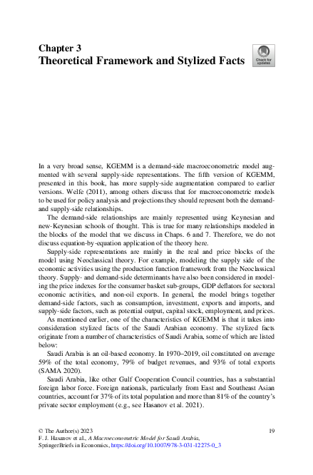 (PDF) Theoretical Framework and Stylized Facts