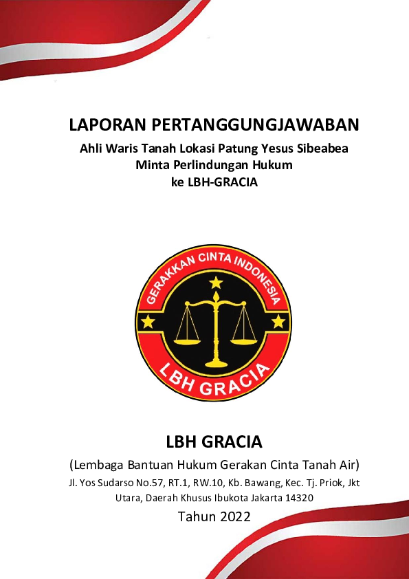 (PDF) Laporan LBH Gracia 2022